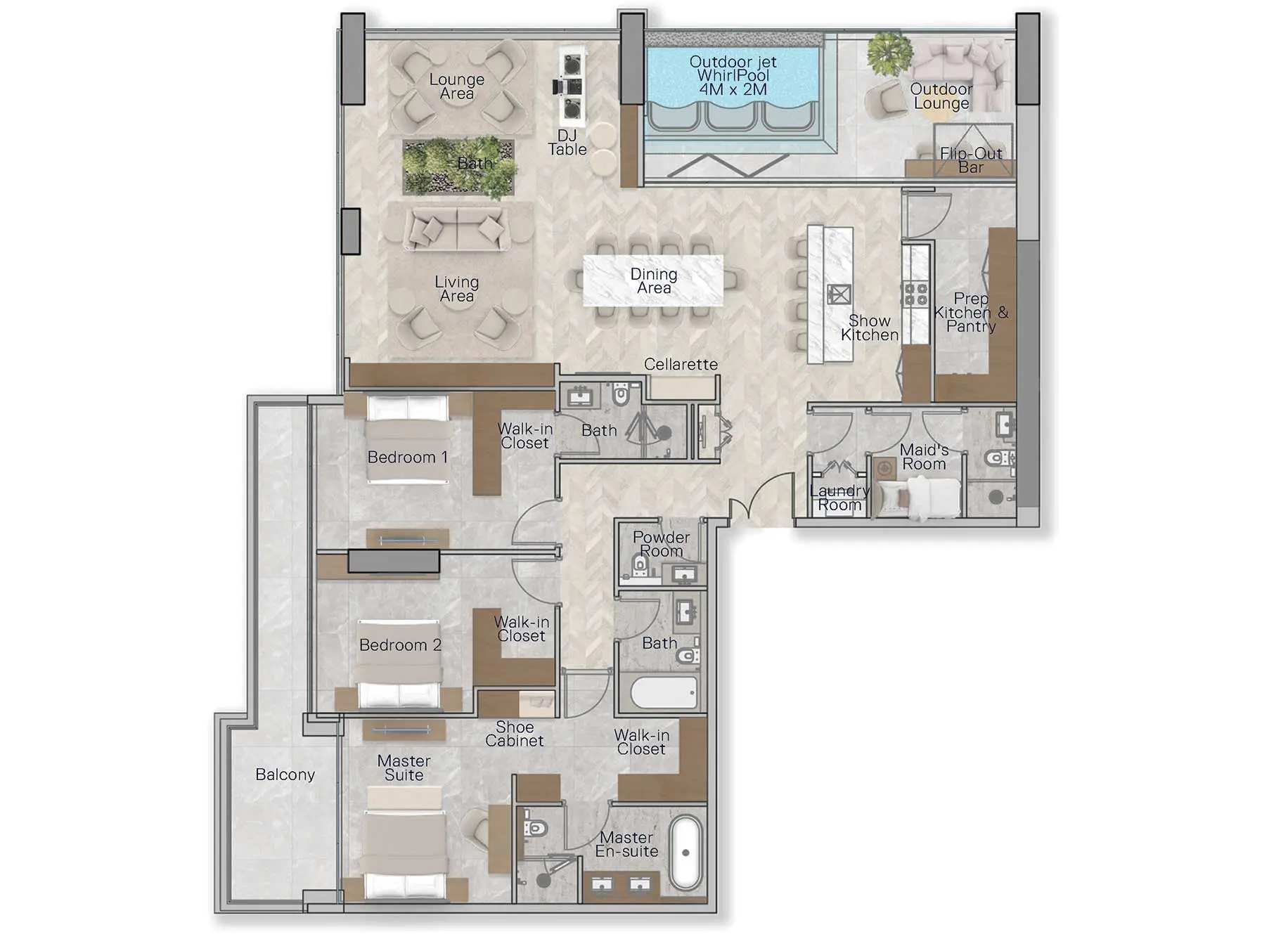 The Crestmark by Ellington Properties in Business Bay, Dubai | Everhomes