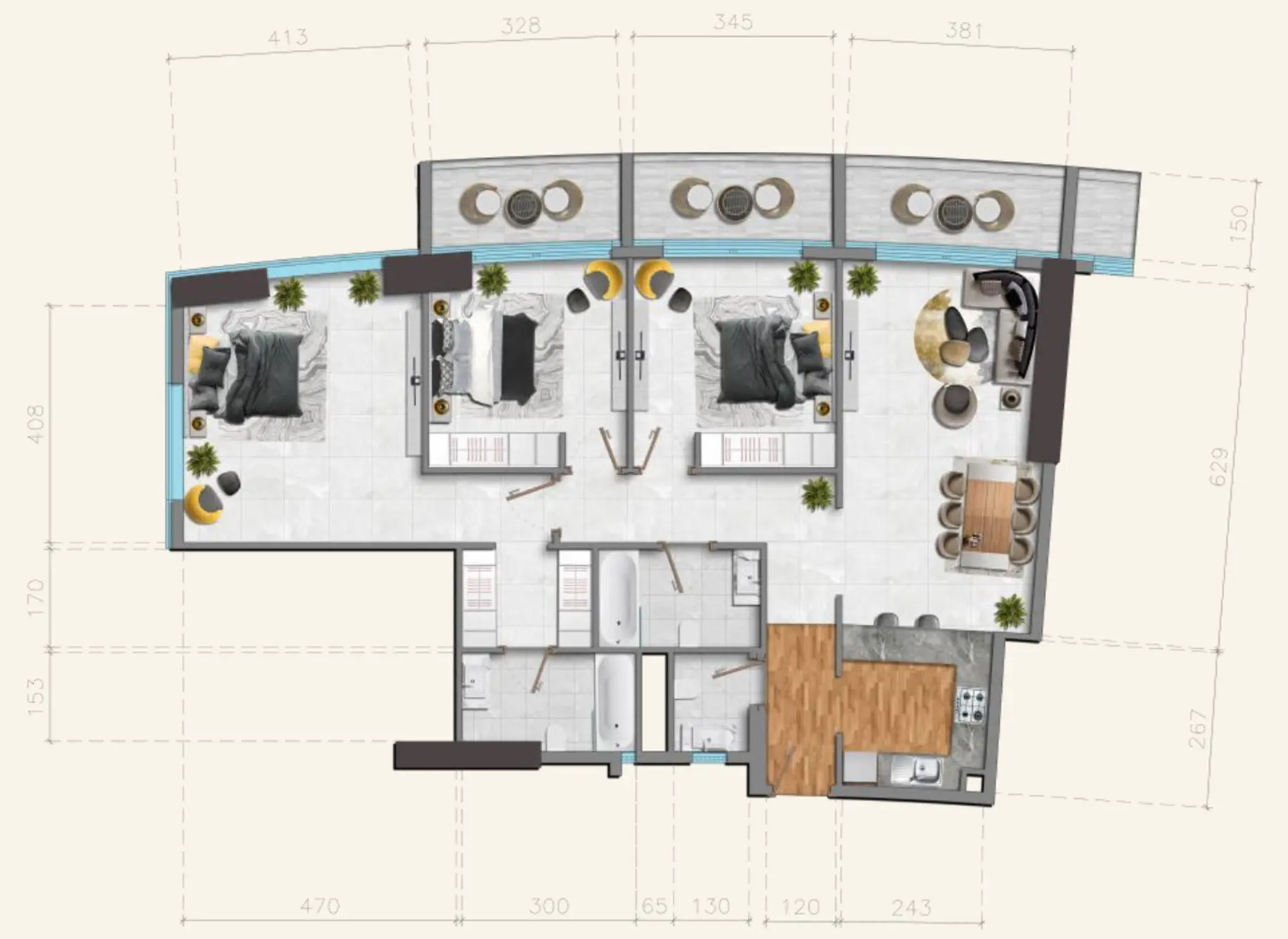 V Tower by Tiger Properties in Dubailand, Dubai | Everhomes